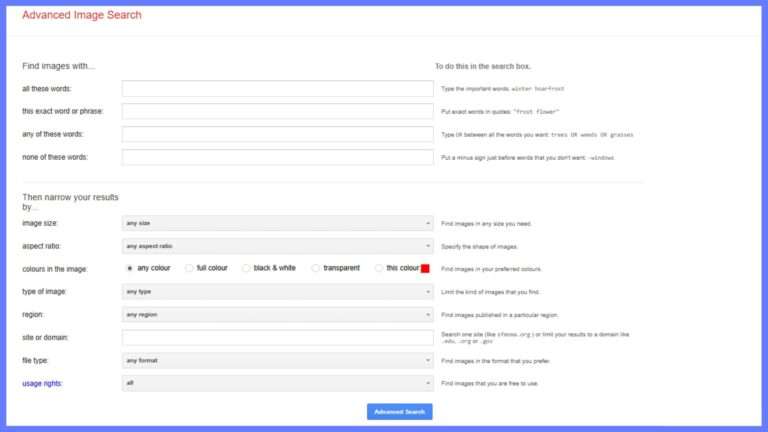 5 Ways to Master Google Advanced Image Search - Haro Builder