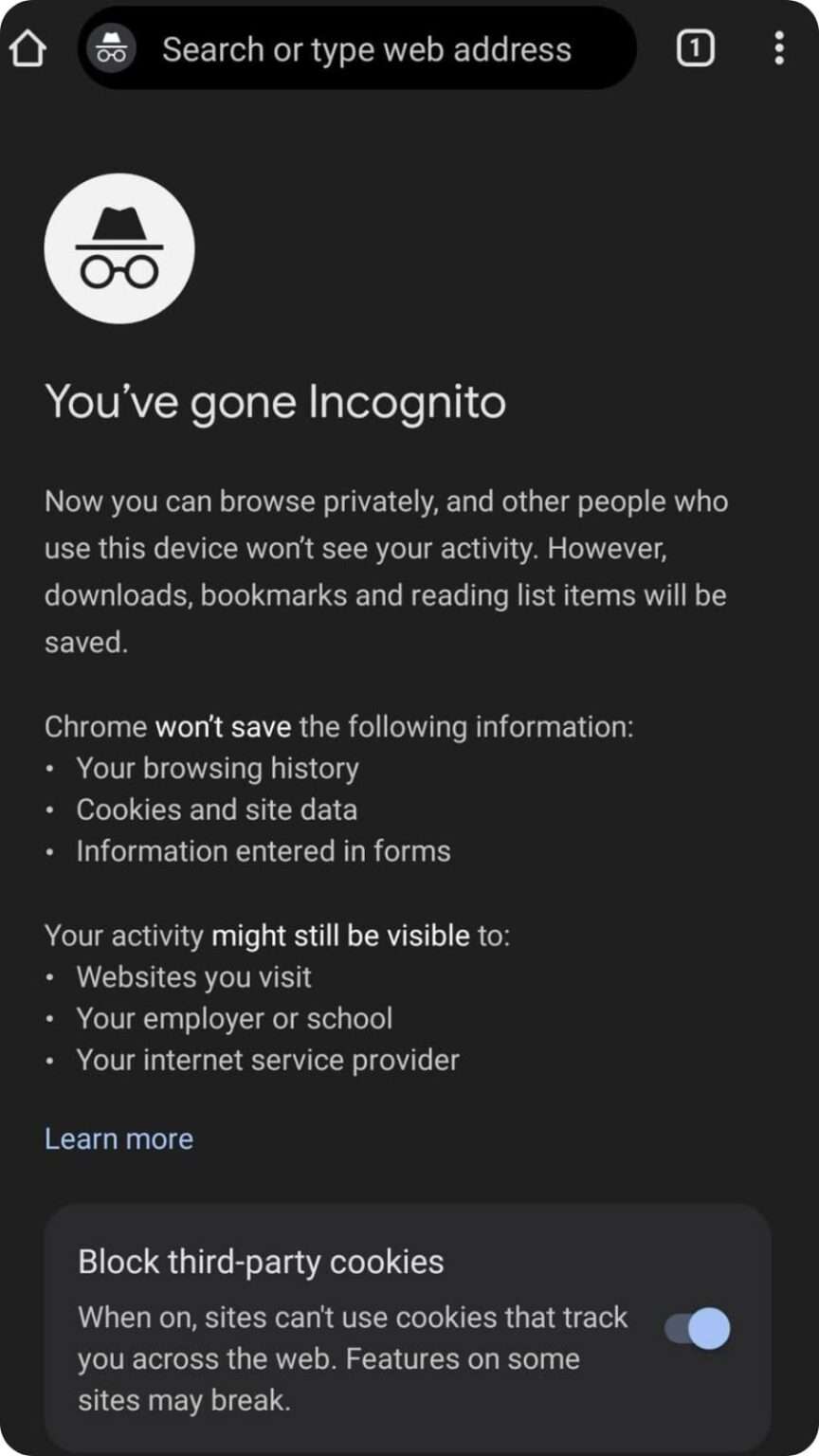 How to Get Out of Incognito Mode? (Chrome - Android- iPhone) - Haro Builder