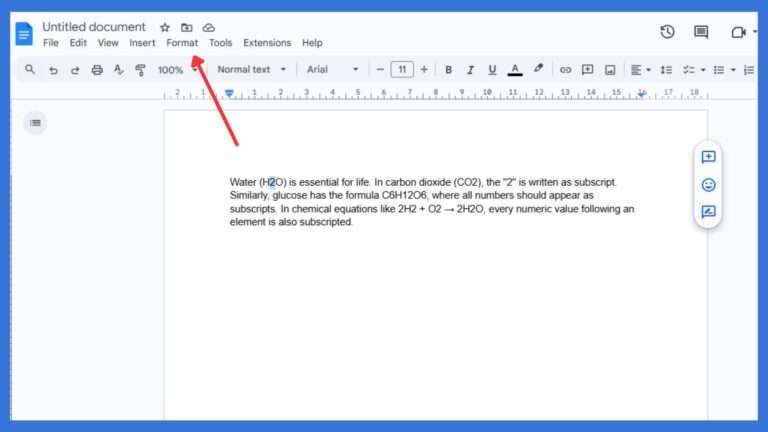 How To Do Subscript In Google Docs - Haro Builder