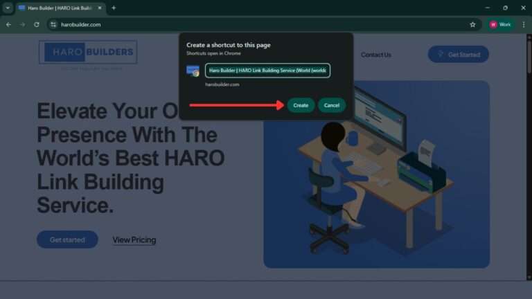How to Create a Desktop Shortcut for a Website: Quick Method - Haro Builder